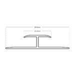 Prestige Dual Edge Door Bar Carpet To Carpet Threshold - British Flooring